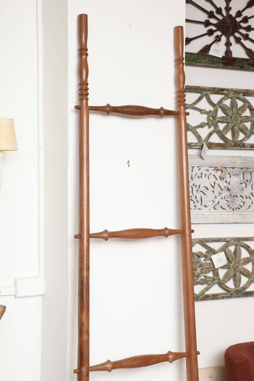 Teak Wood Decorative Ladder at 1stDibs
