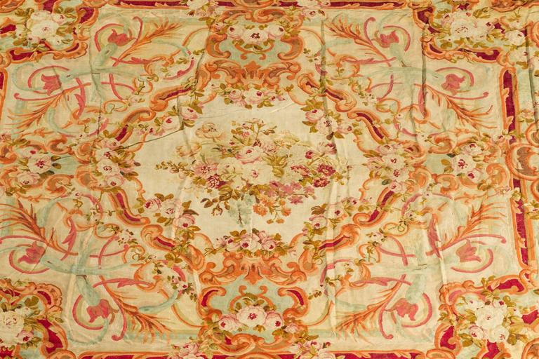 Aubusson French Rug For Sale at 1stDibs