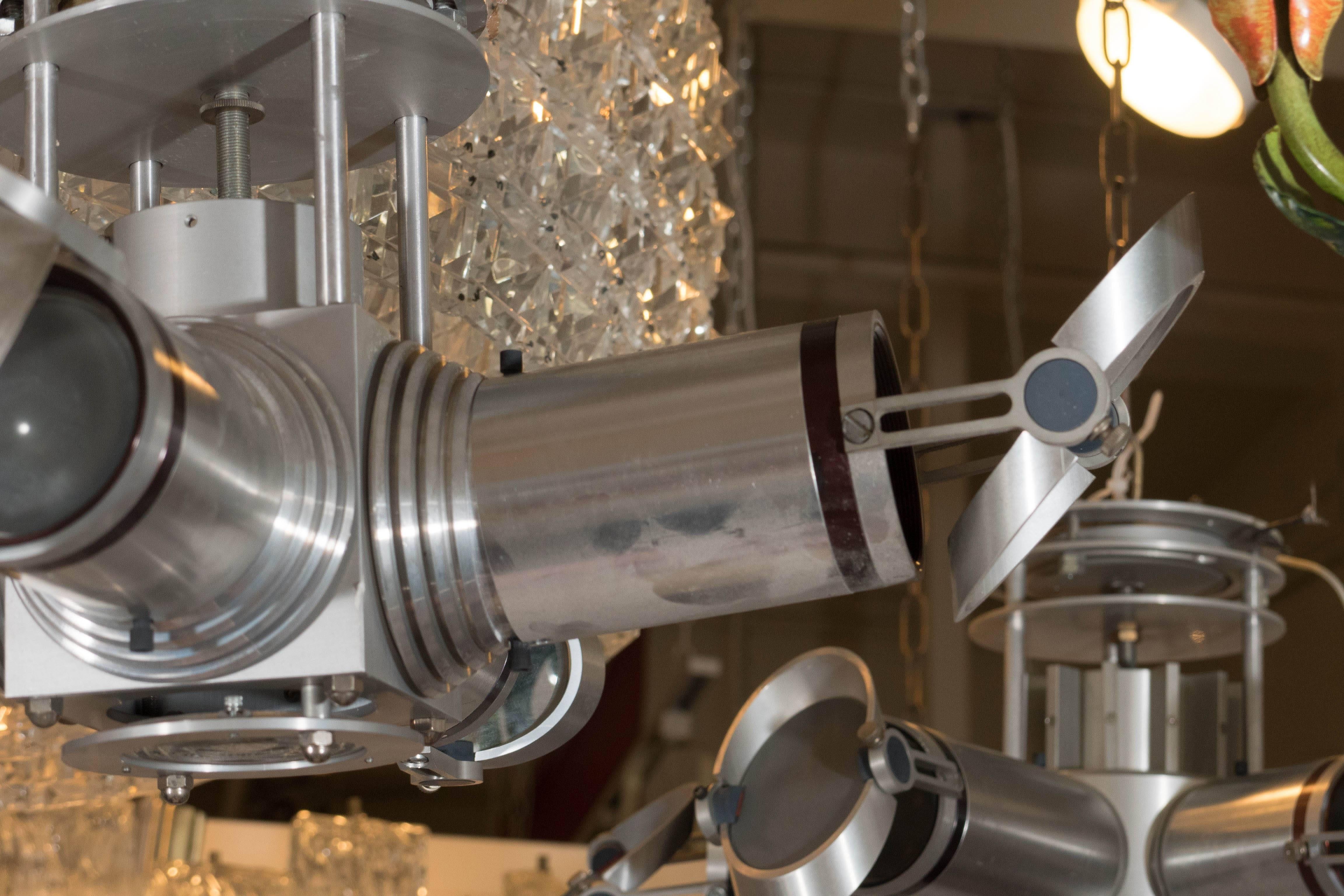 Space Age Style 'Telescope' Four-Arm Light Fixture at 1stDibs | space ...