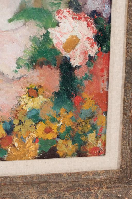 Marcel Roche Oil Painting Signed and Framed at 1stDibs