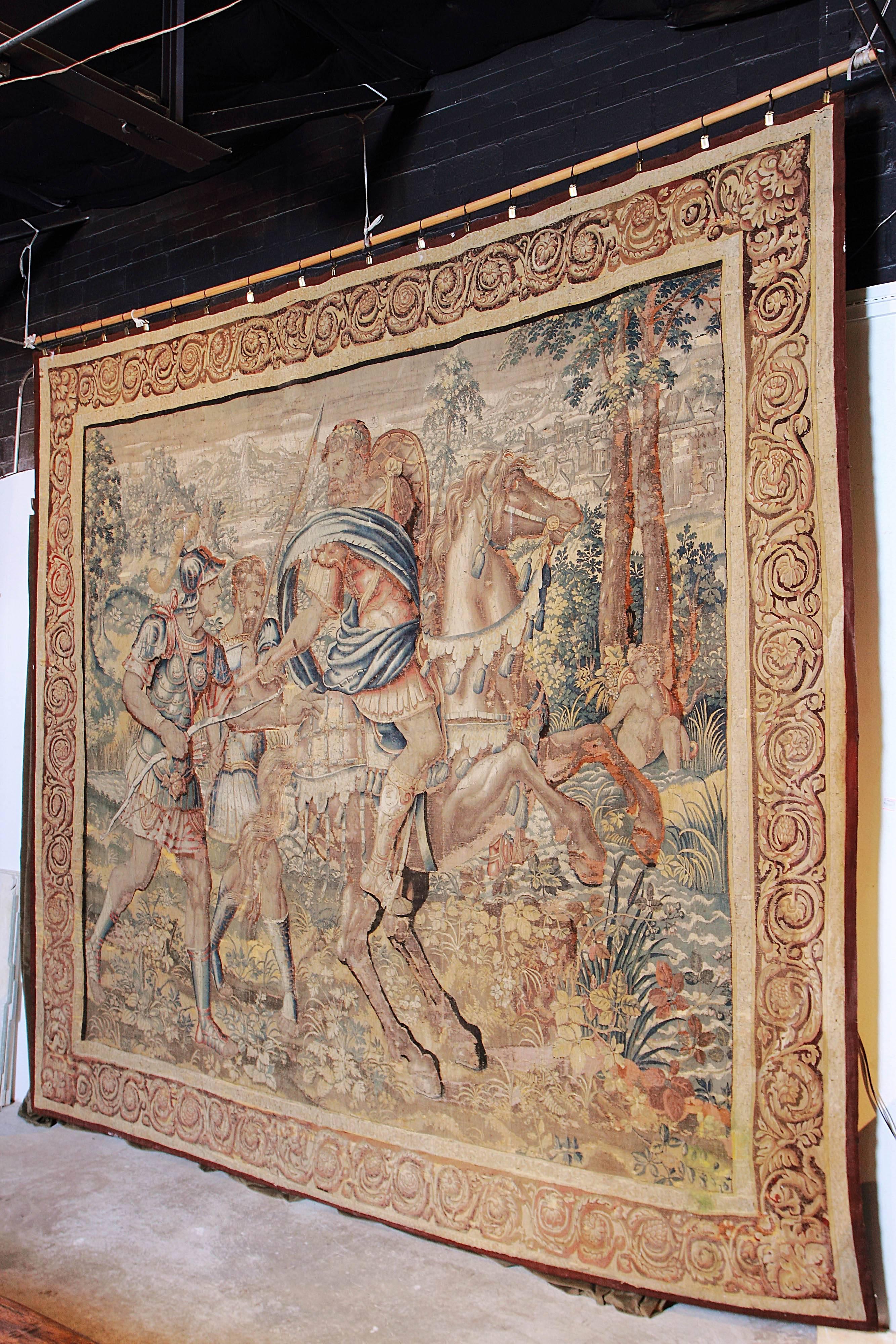 Large 17th Century Flanders Tapestry Depicting a Roman Scene at 1stDibs ...