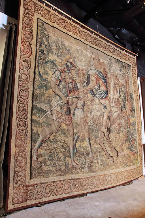 Large 17th Century Flanders Tapestry Depicting a Roman Scene at 1stDibs ...