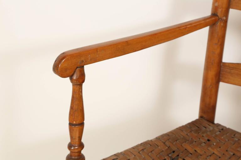 Ladder High Back Rocking Chair For Sale at 1stDibs | ladder back ...