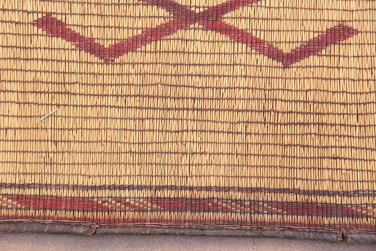 Vintage Moroccan Leather Tuareg Rug North Africa at 1stDibs | tuareg ...