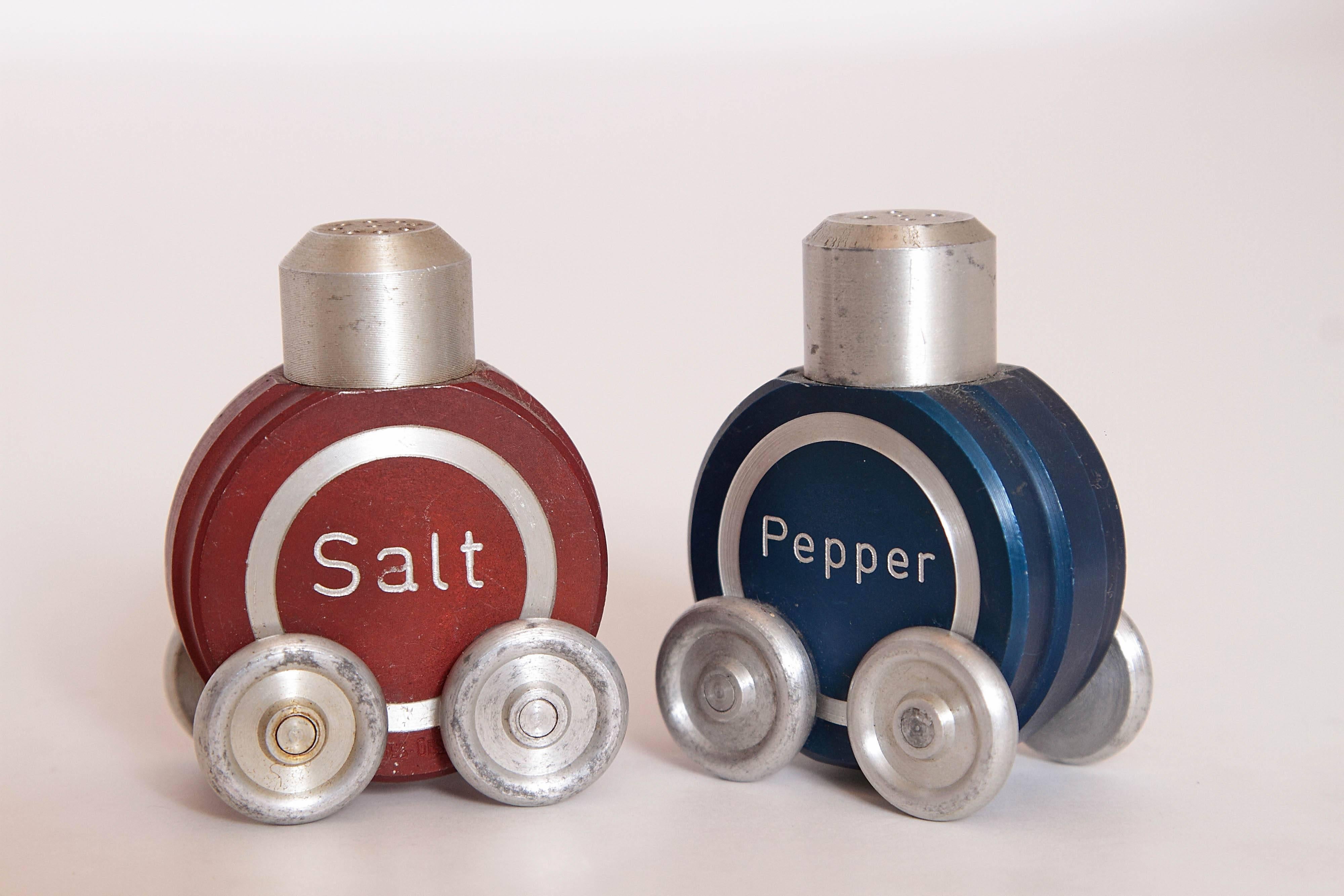 Machine Age Art Deco German Industrial Design Anodized Aluminum Rolling ...