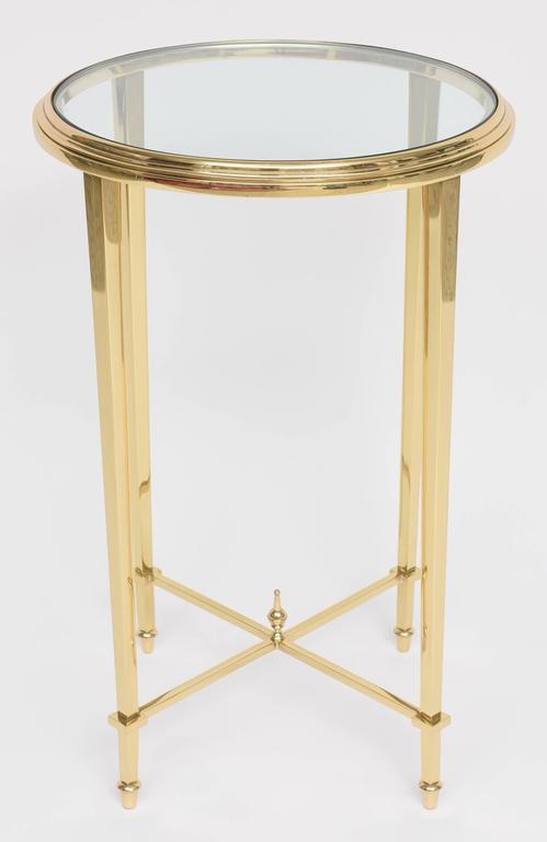 Brass Side Table at 1stDibs