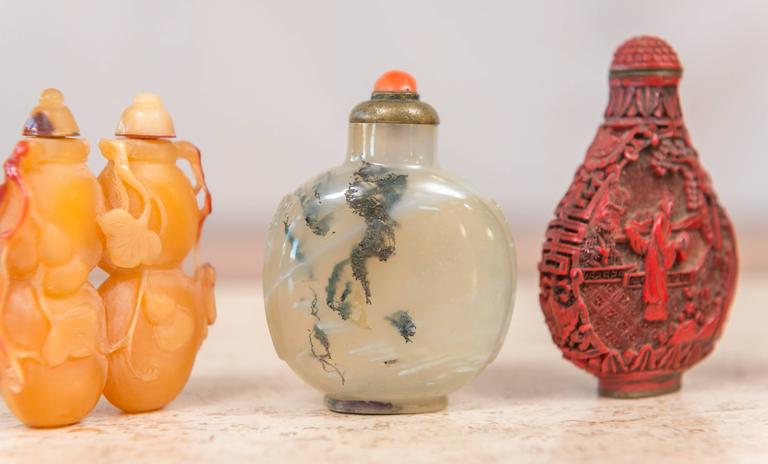 Collection of Antique Chinese Snuff Bottles at 1stDibs