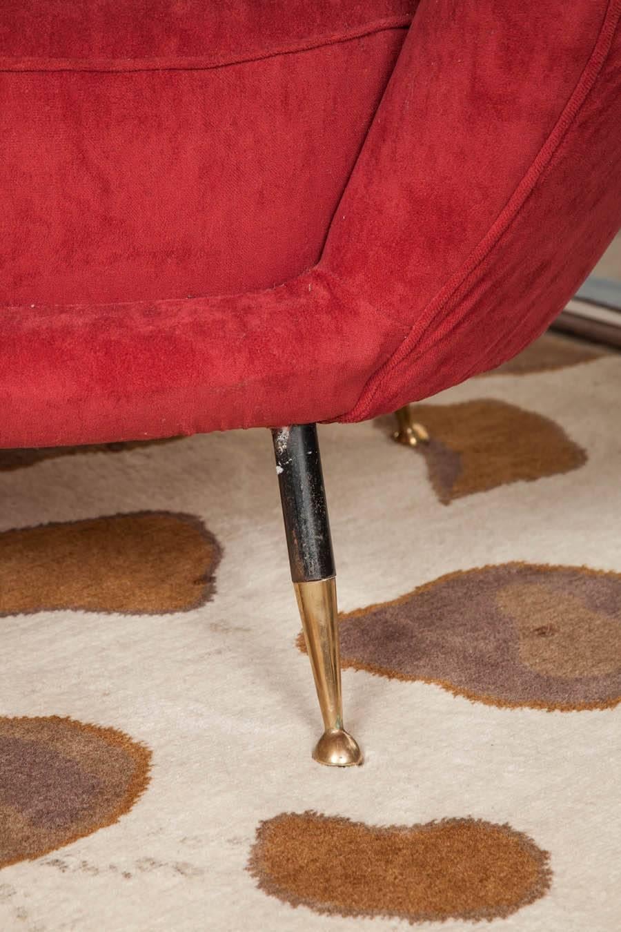 Italian 1950s 'Shell' Sofa Set at 1stDibs | shell sofa, shell couch