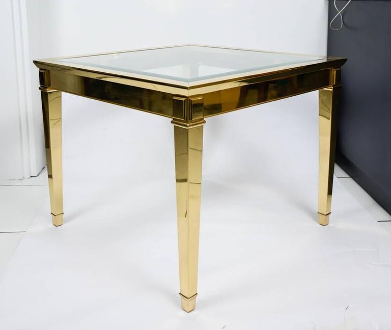 Large and Elegant End Table in Bronze, circa 1980 For Sale at 1stDibs