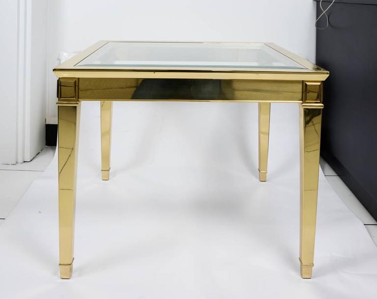 Large and Elegant End Table in Bronze, circa 1980 For Sale at 1stDibs