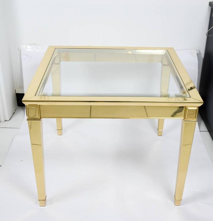 Large and Elegant End Table in Bronze, circa 1980 For Sale at 1stDibs
