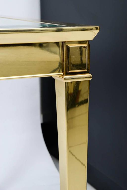 Large and Elegant End Table in Bronze, circa 1980 For Sale at 1stDibs