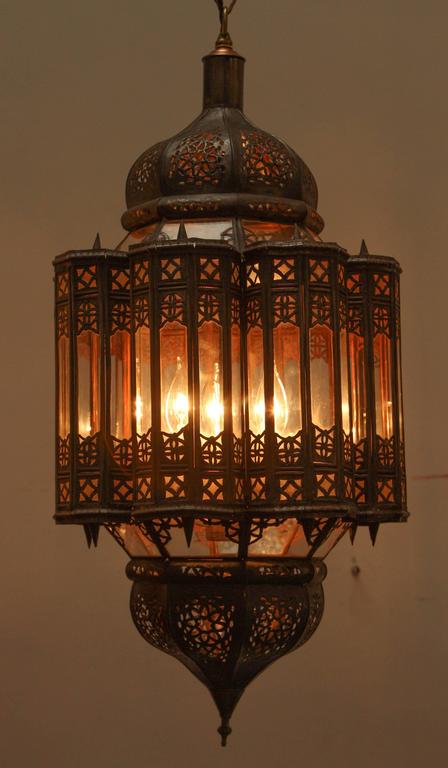 Moroccan Moorish Hand-Crafted Lantern Mamounia Light Fixture Clear ...