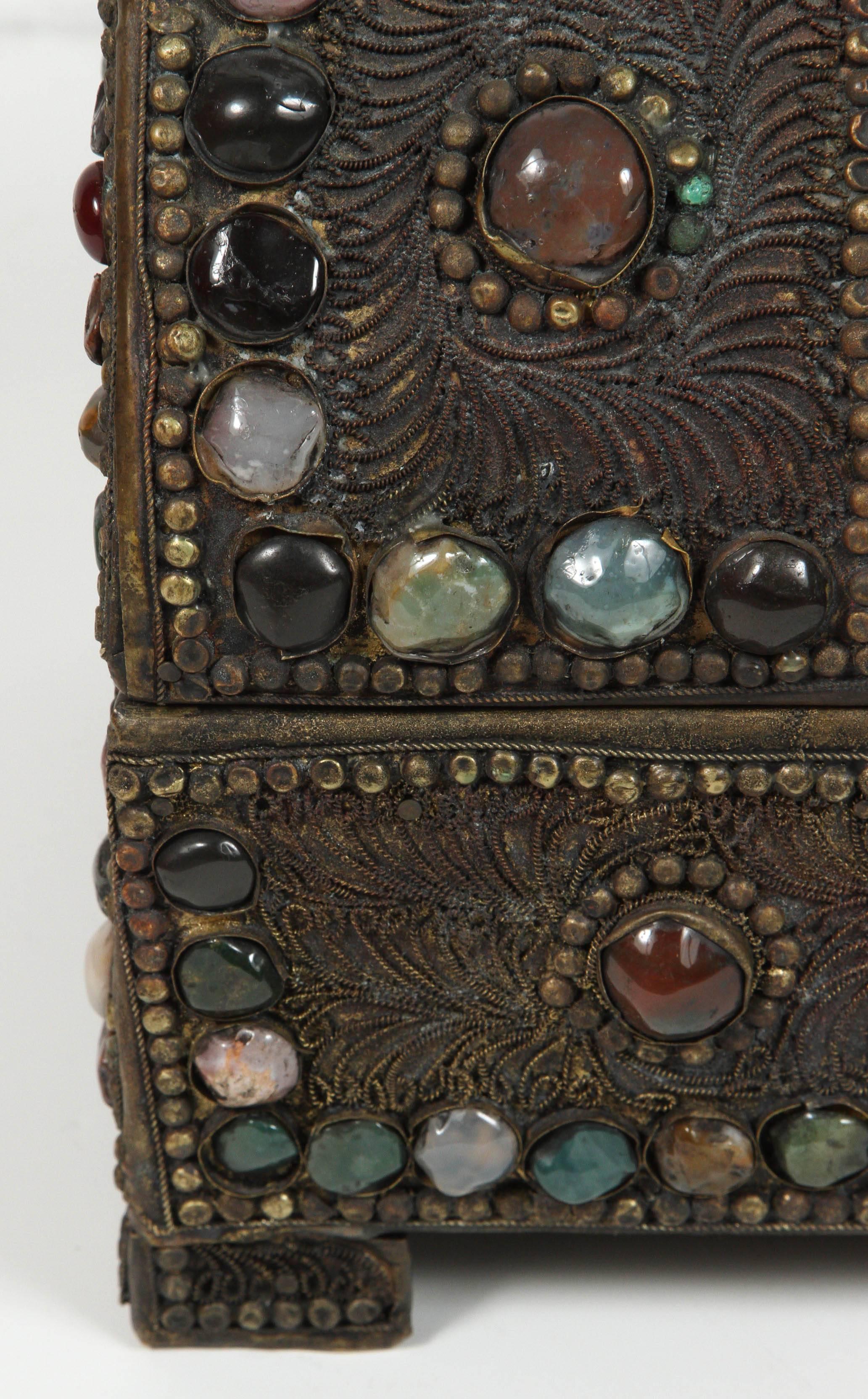 Large Vintage Inlaid Moroccan Wedding Jewelry Box at 1stDibs | moroccan ...