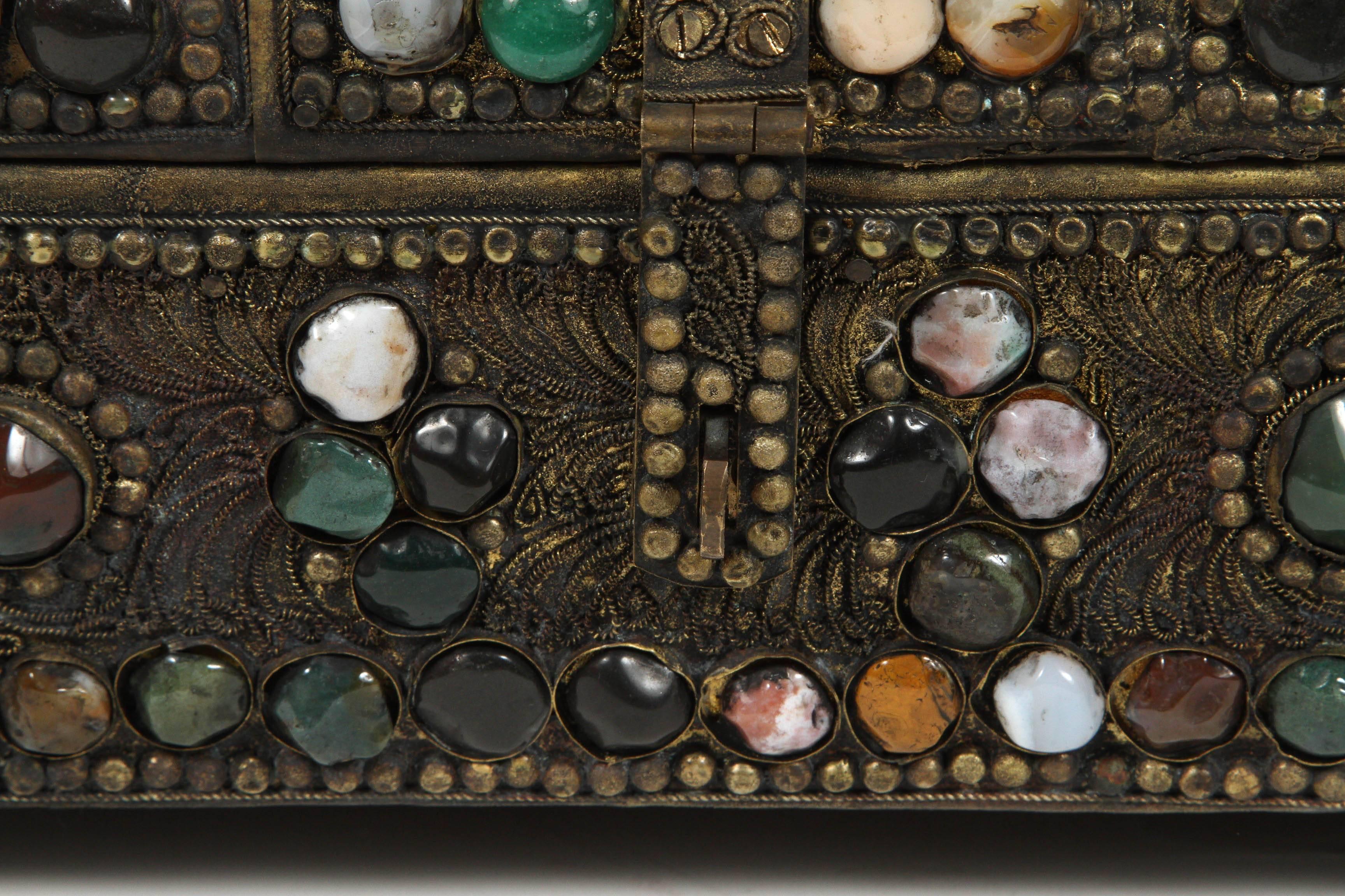 Large Vintage Inlaid Moroccan Wedding Jewelry Box at 1stDibs | moroccan ...