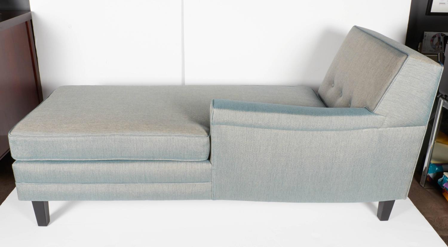 Mid-Century Modern Chaise Lounge with Low Profile Design at 1stdibs
