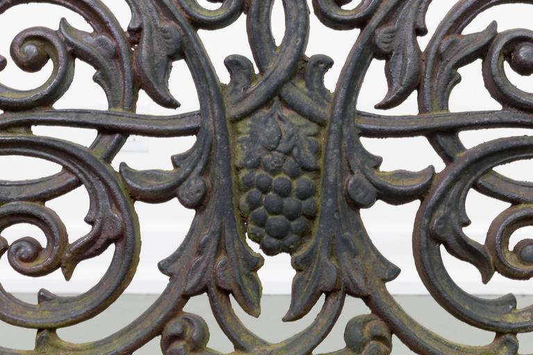 20th Century American Cast Iron "Scroll Settee" For Sale at 1stDibs ...