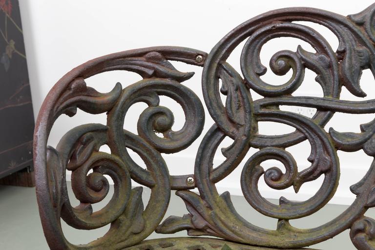 20th Century American Cast Iron "Scroll Settee" For Sale at 1stDibs ...