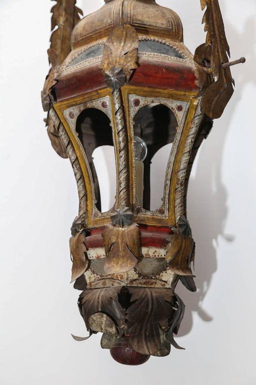 18th Century Italian Processional Lanterns With Original Paint For Sale ...