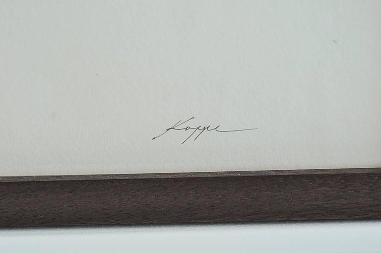 1960s Abstract Ink Drawing, "Soaring," by Richard Koppe at 1stDibs