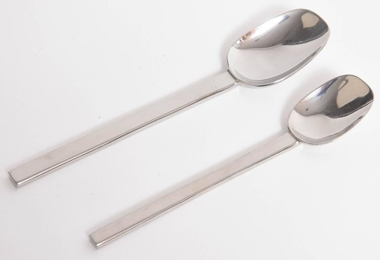 Mid-Century Modern American Ward Bennett Stainless Flatware Supreme ...