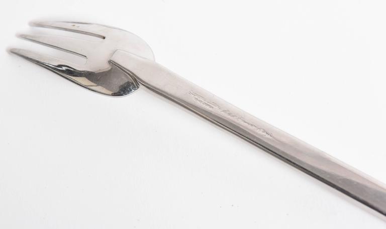 Mid-Century Modern American Ward Bennett Stainless Flatware Supreme ...