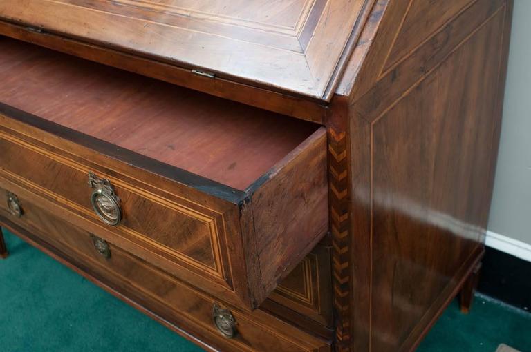 Striking Neoclassical Italian Slant Front Desk with Beautiful Ormolu ...