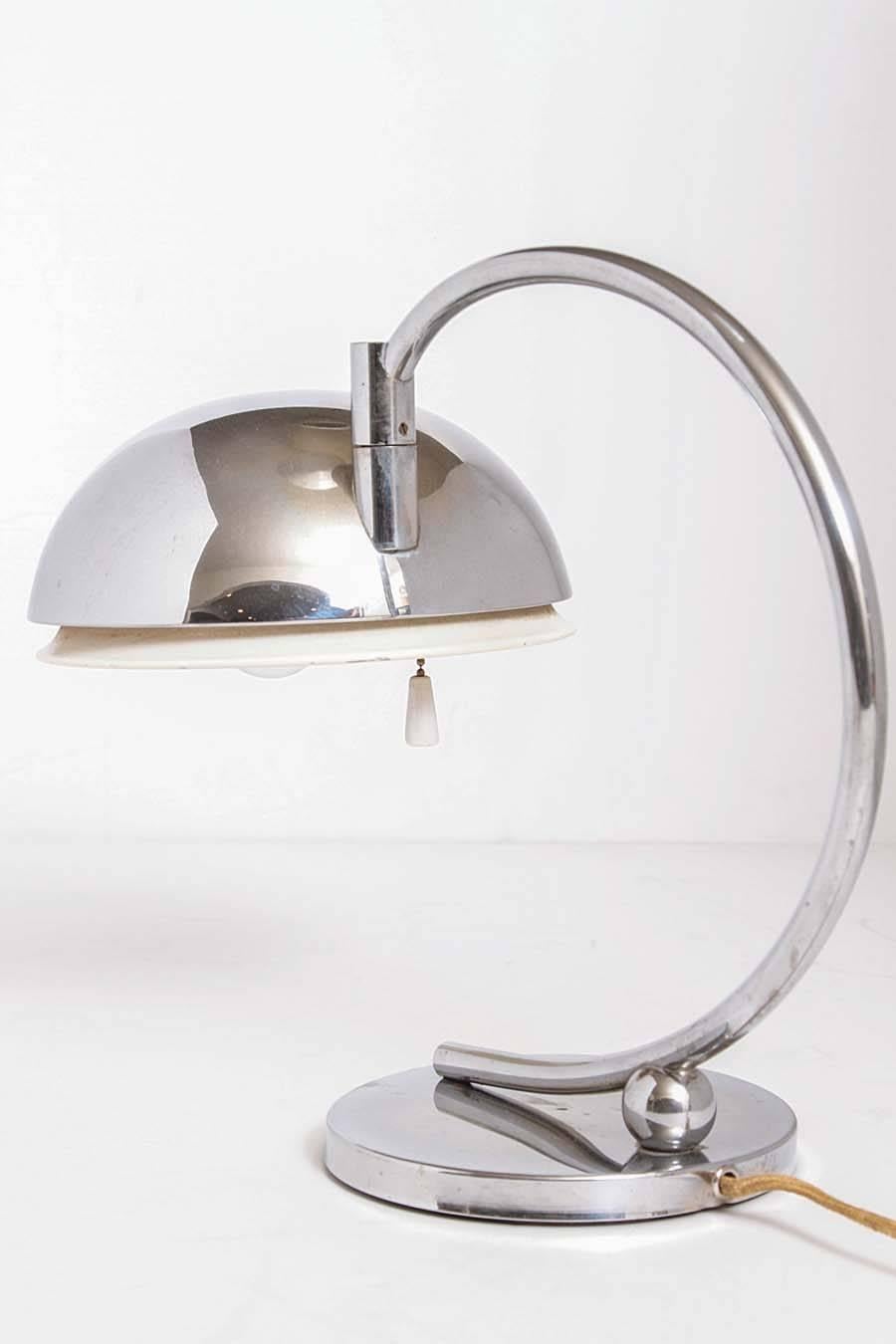 Streamline American Art Deco Machine Age Articulating Table Lamp For ...