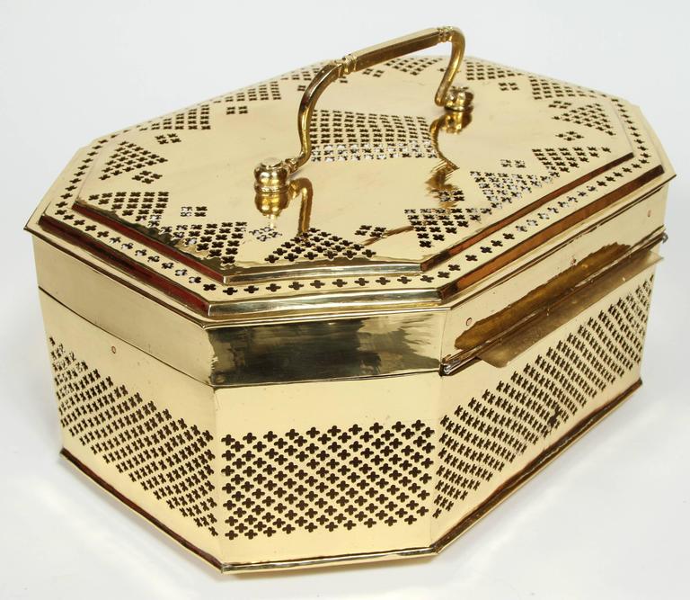 Large Brass Cricket Box at 1stDibs