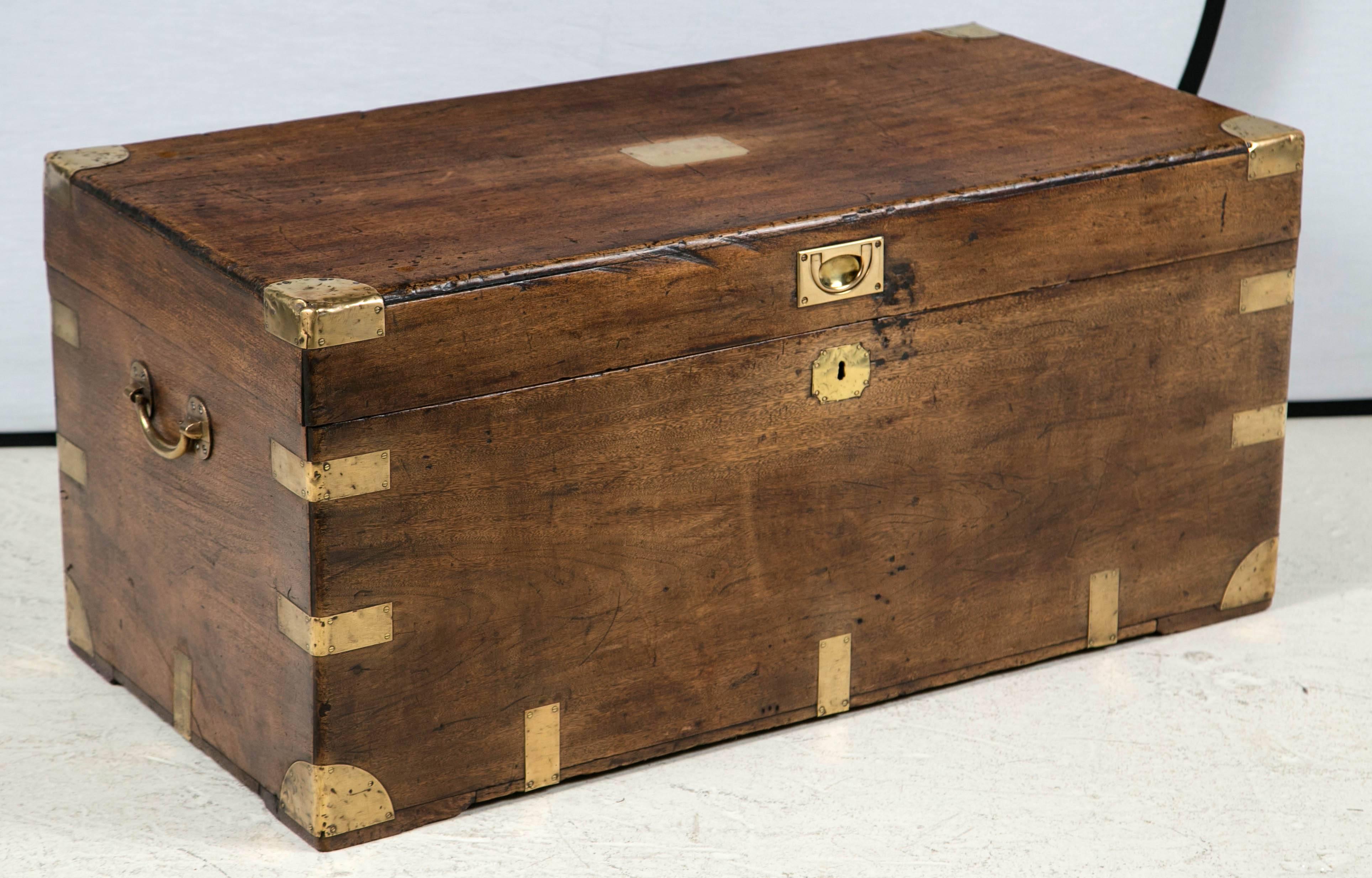 British Campaign Trunk at 1stDibs | british trunk