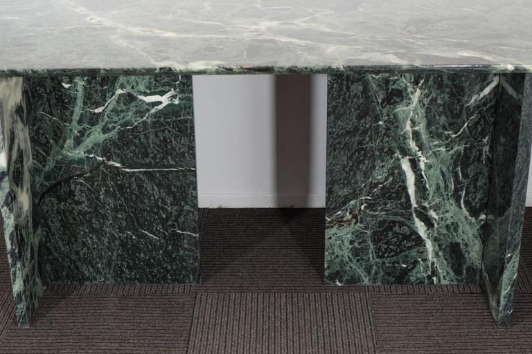 Italian Green Marble Dining and Conference Table at 1stDibs | green ...