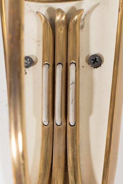 Stilnovo Style Three-Light Candelabra Sconces at 1stDibs