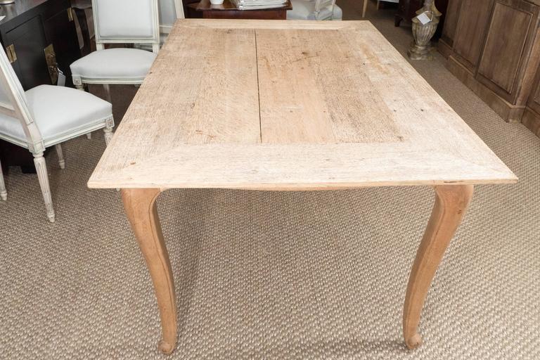 French Bleached Oak Dining Table at 1stDibs | bleached oak table ...