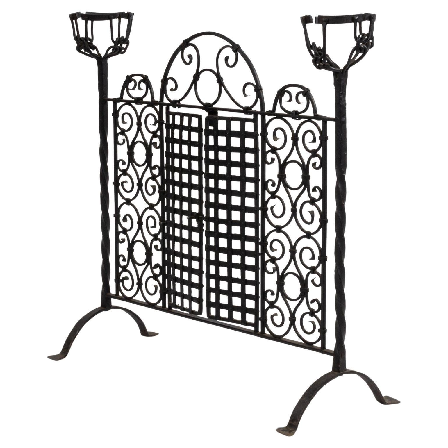 Aesthetic Movement Polished Steel Fire Screen Circa 1890 For Sale at ...