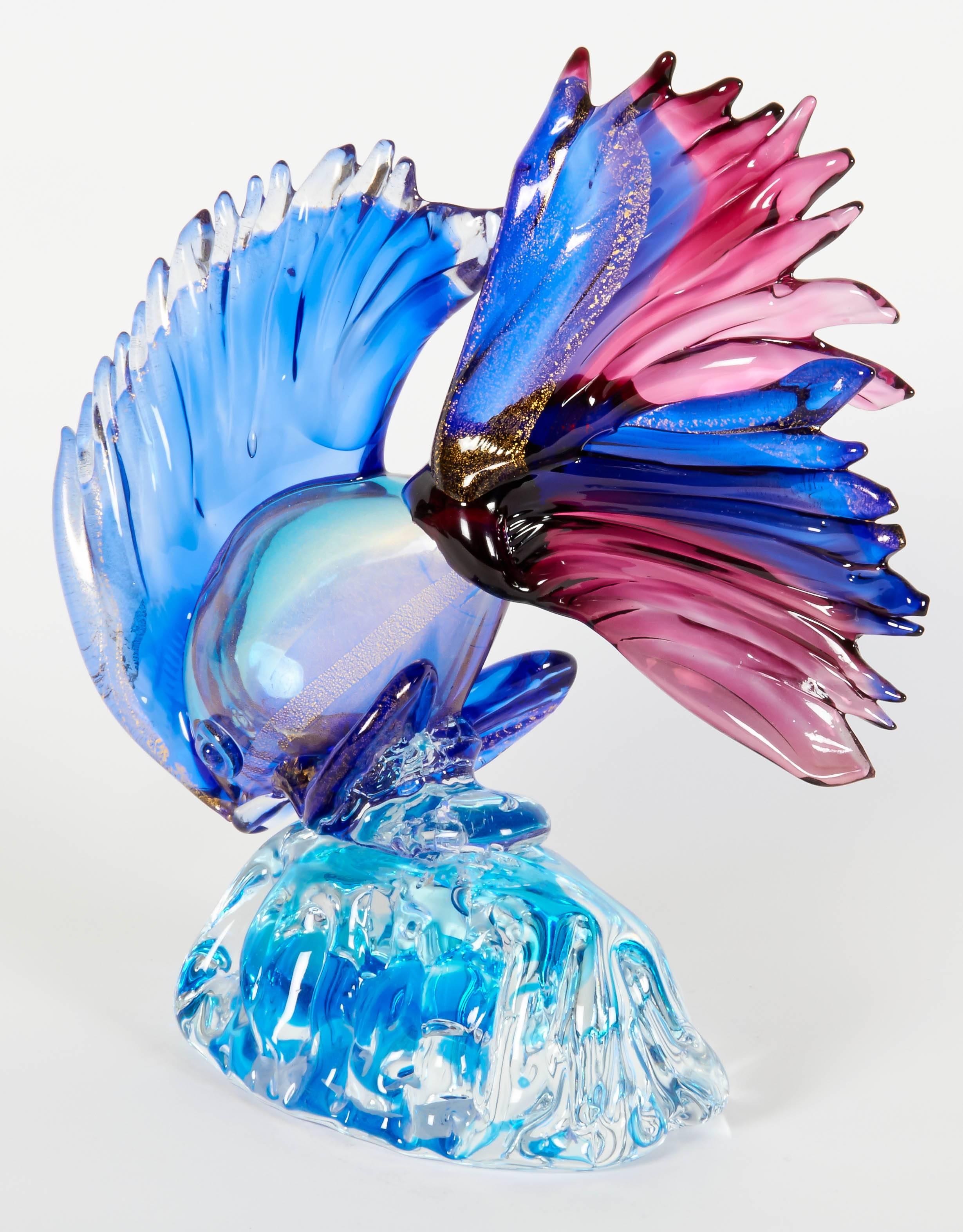 Murano Fish Sculpture For Sale at 1stDibs