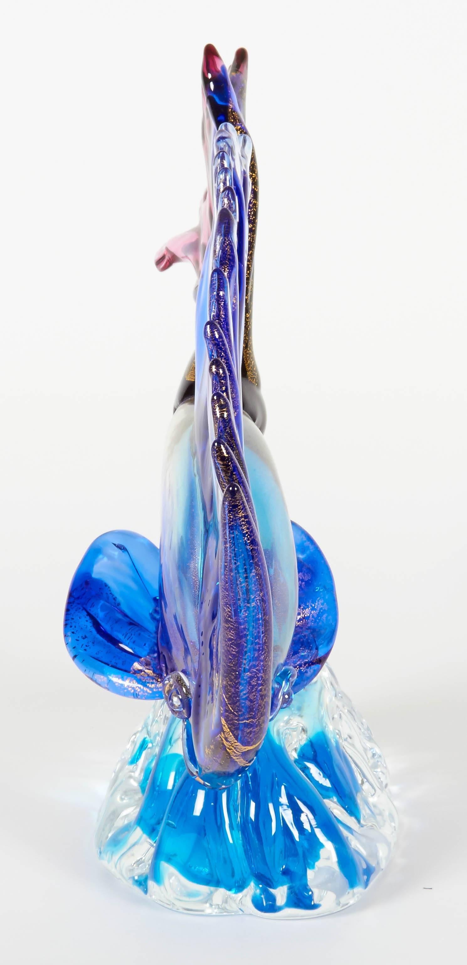 Murano Fish Sculpture For Sale at 1stDibs
