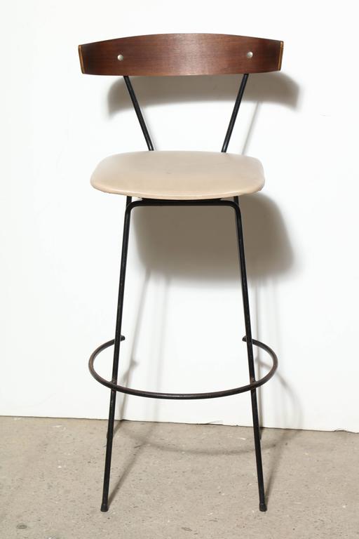 Set of 3 Clifford Pascoe Bar Stools at 1stDibs | mcm bar stools, mcm ...