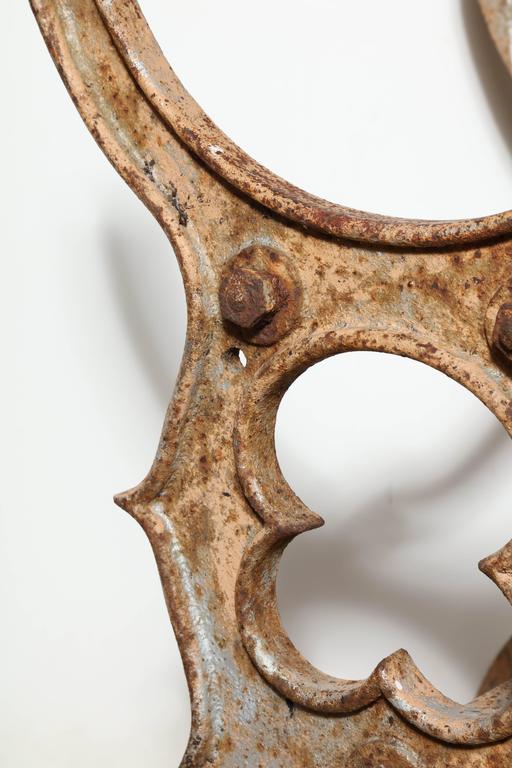 Solid Cast Iron Oak Barrel Cask Stand - Table Base, Circa 1850 For Sale ...