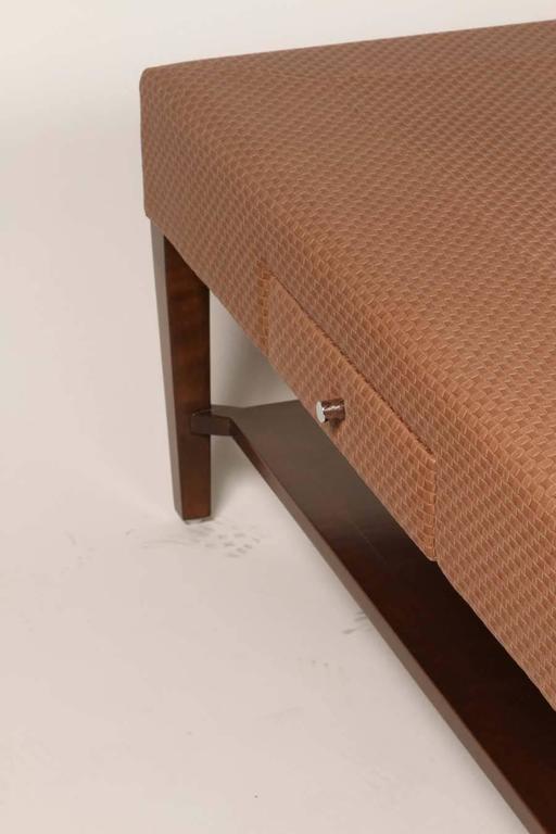 Large-Scale Upholstered Coffee Table at 1stDibs