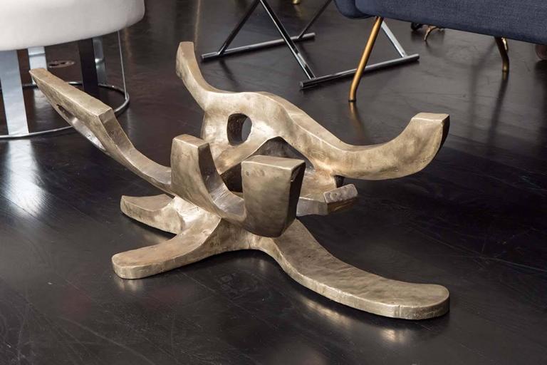 Sculptural Bronze Table Base at 1stDibs