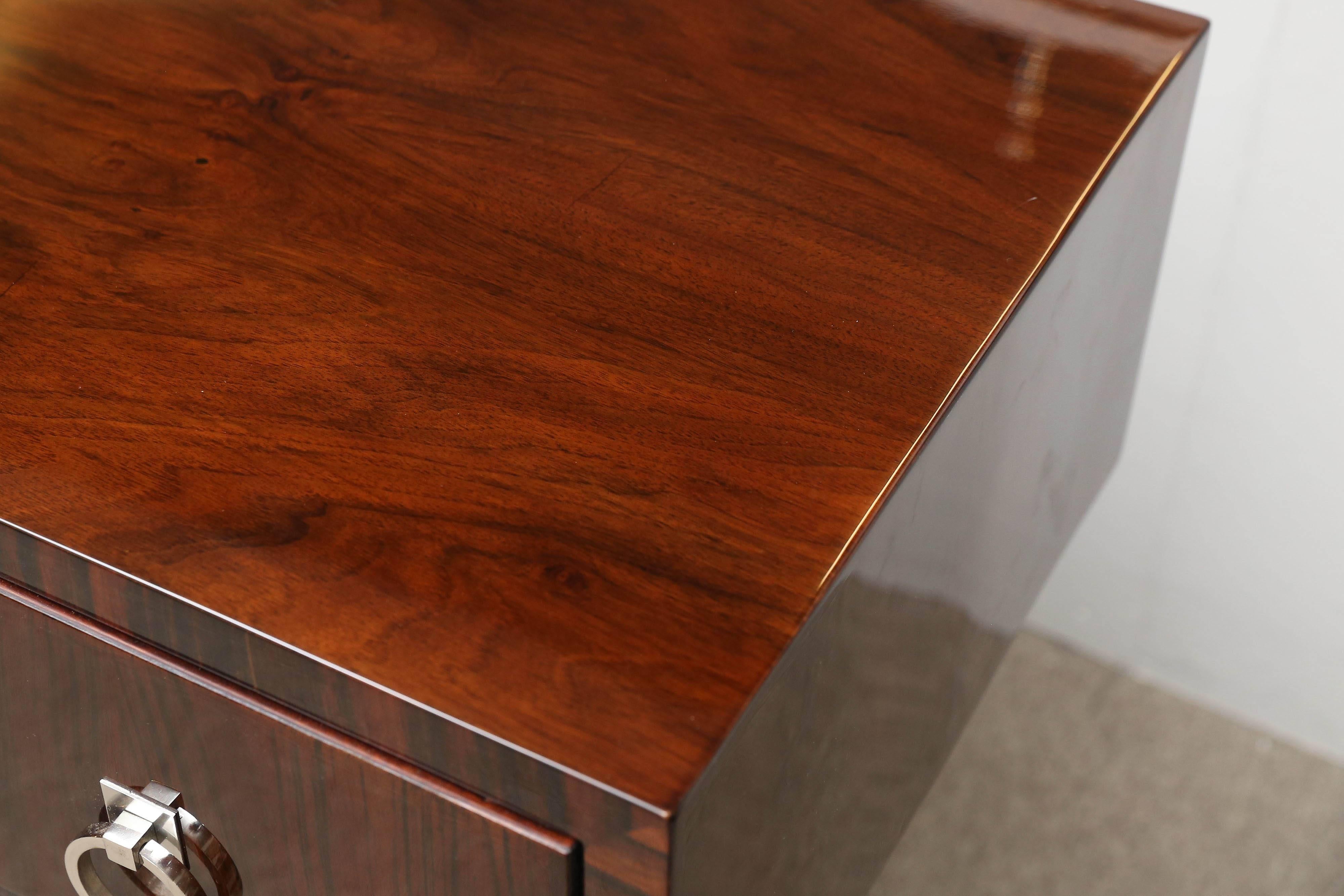 French Rosewood Trapezoid Chest of Drawers at 1stDibs | trapezoid drawer