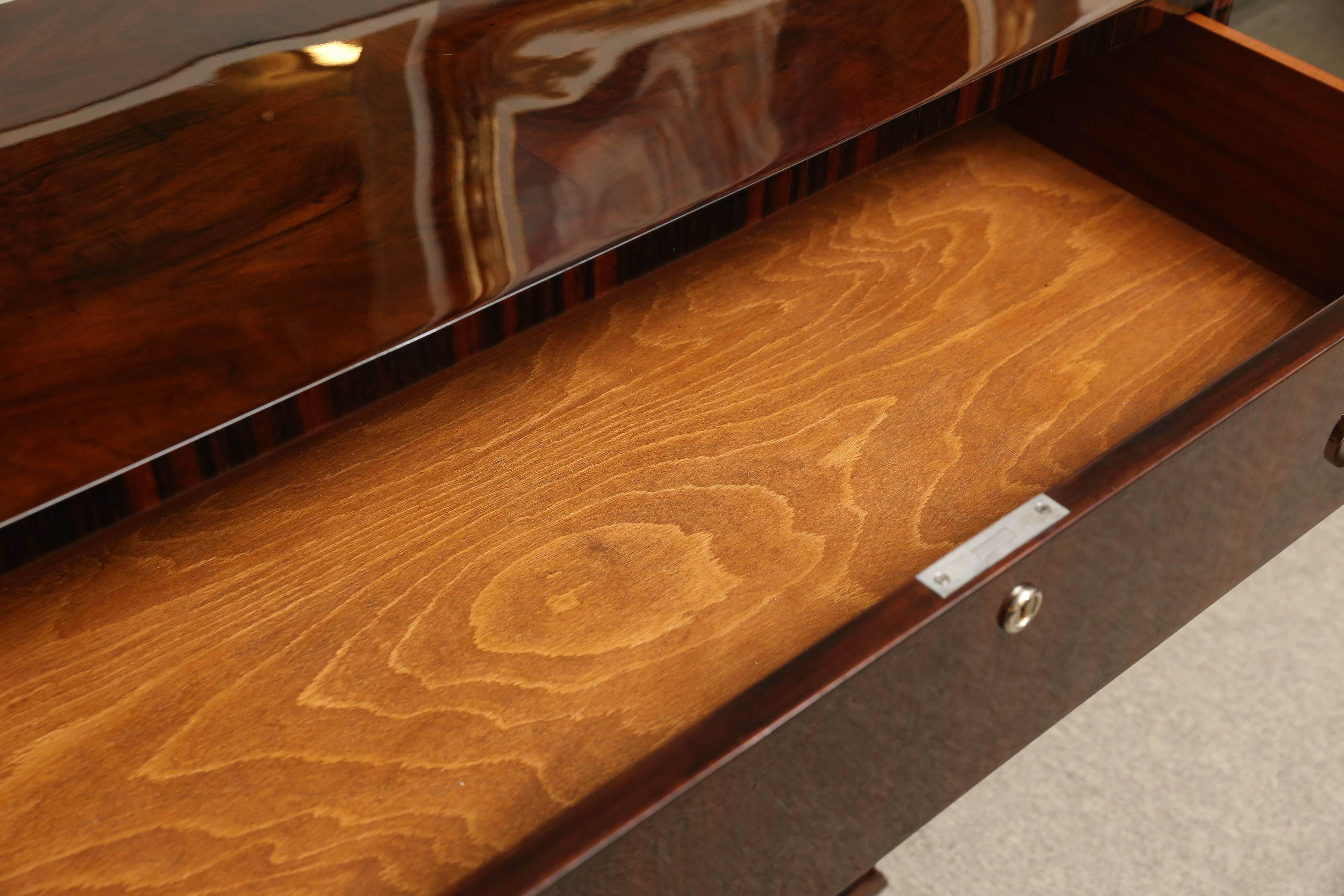 French Rosewood Trapezoid Chest of Drawers at 1stDibs | trapezoid drawer