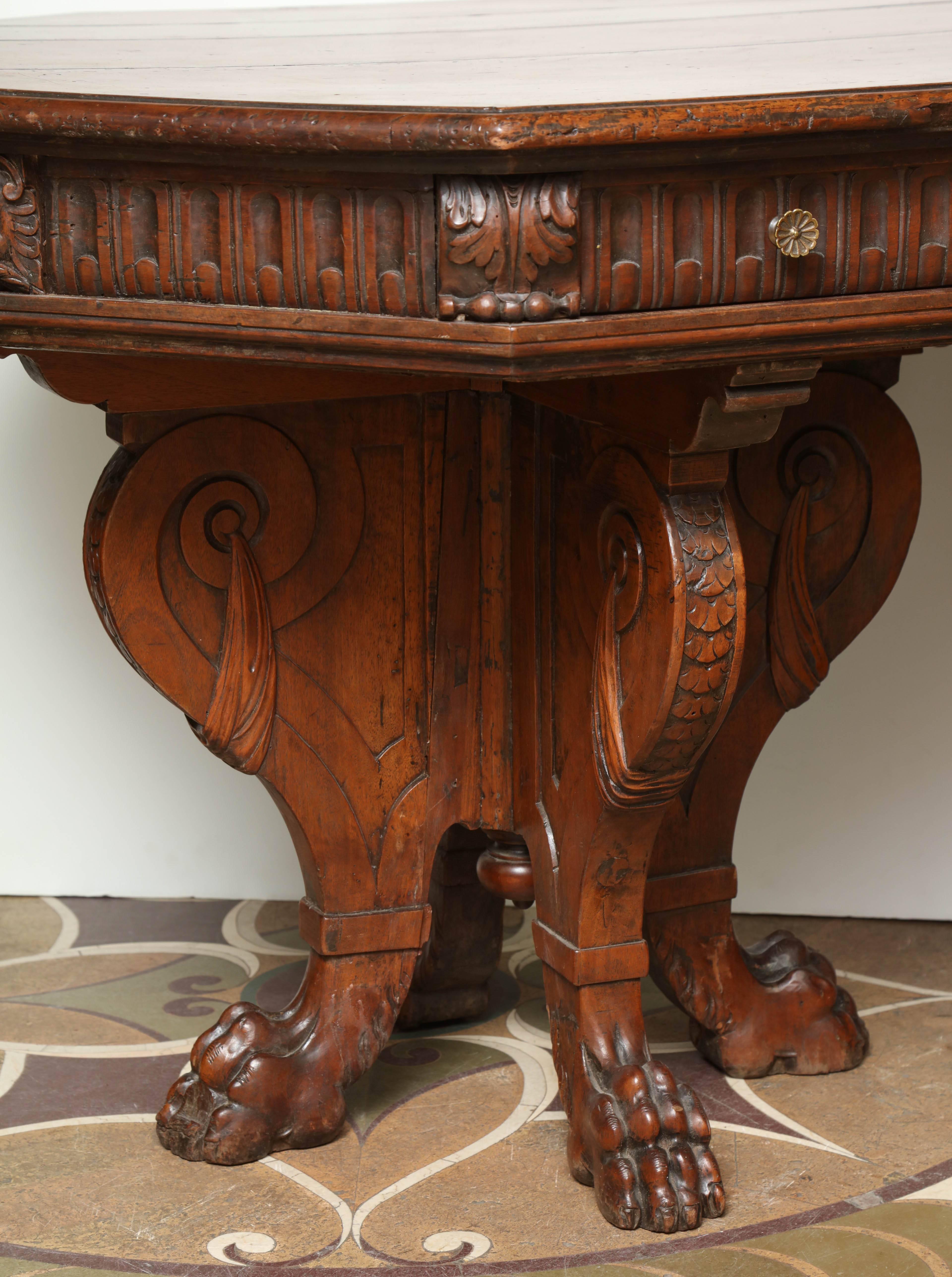 Italian Renaissance Center Table at 1stDibs | italian renaissance table ...