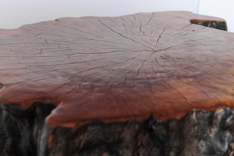 Organic Lychee Wood End Table or Table Base For Sale at 1stDibs