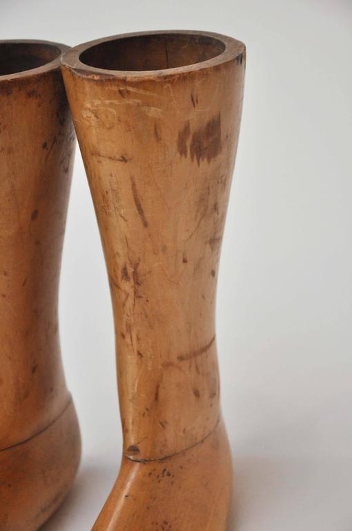Late 19th Century Danish Wooden Boot Molds at 1stDibs
