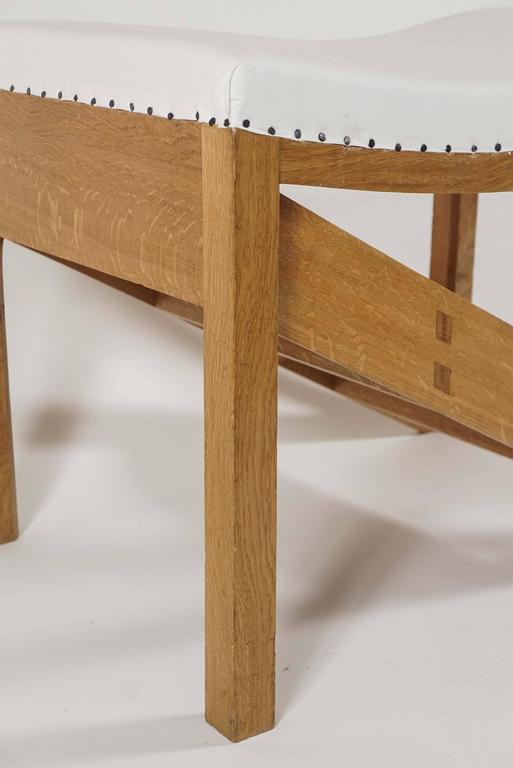 Elegant Oak Convertible Library Bench with Steps, England, circa 1980 ...