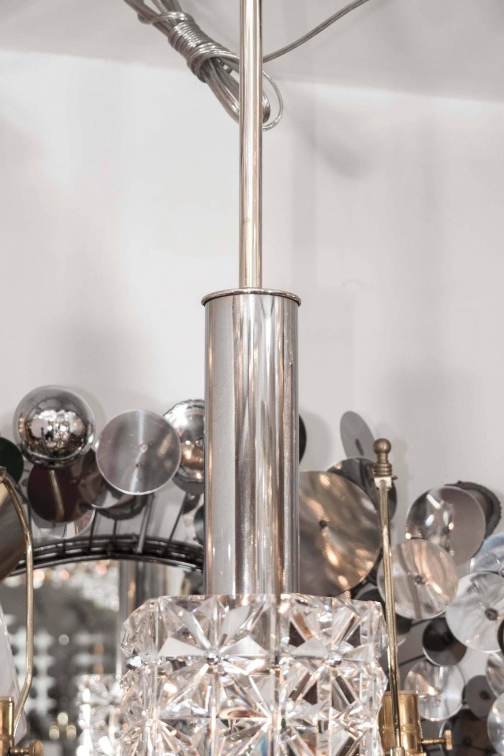 Petite Facet-Cut Crystal Pendant For Sale at 1stdibs