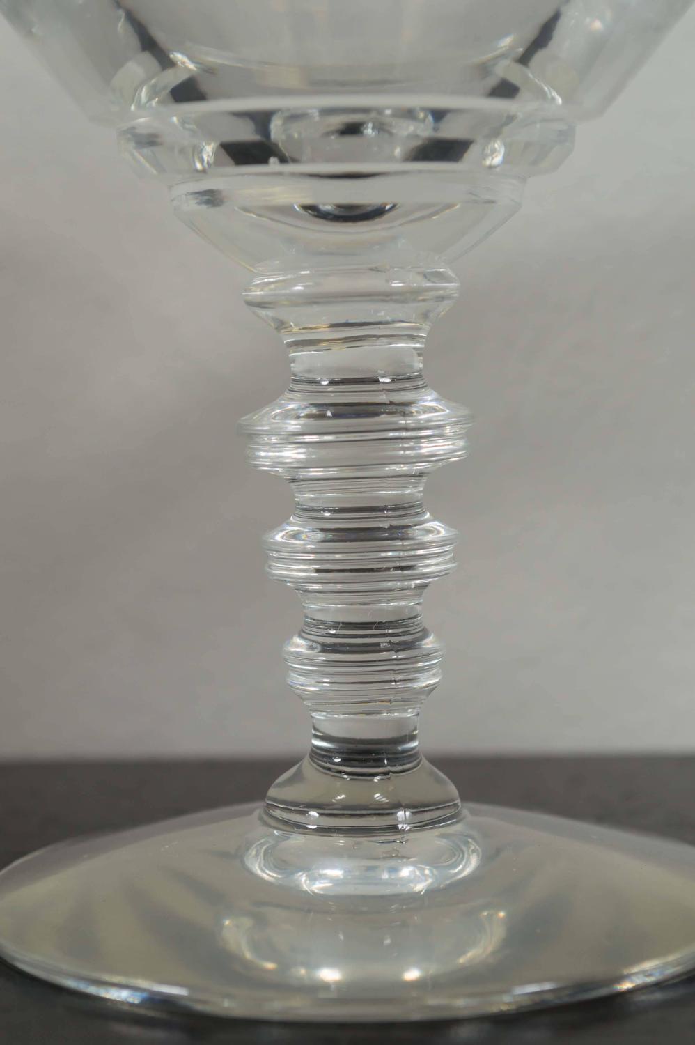 T.G. Hawkes and Co, 40-Piece Set of Art Deco Cut Steuben Stemware at ...