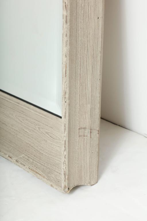 Raw Oak Framed Mirror at 1stDibs