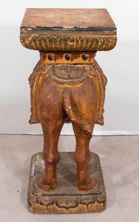 Mid-Century Camel Side Table at 1stDibs